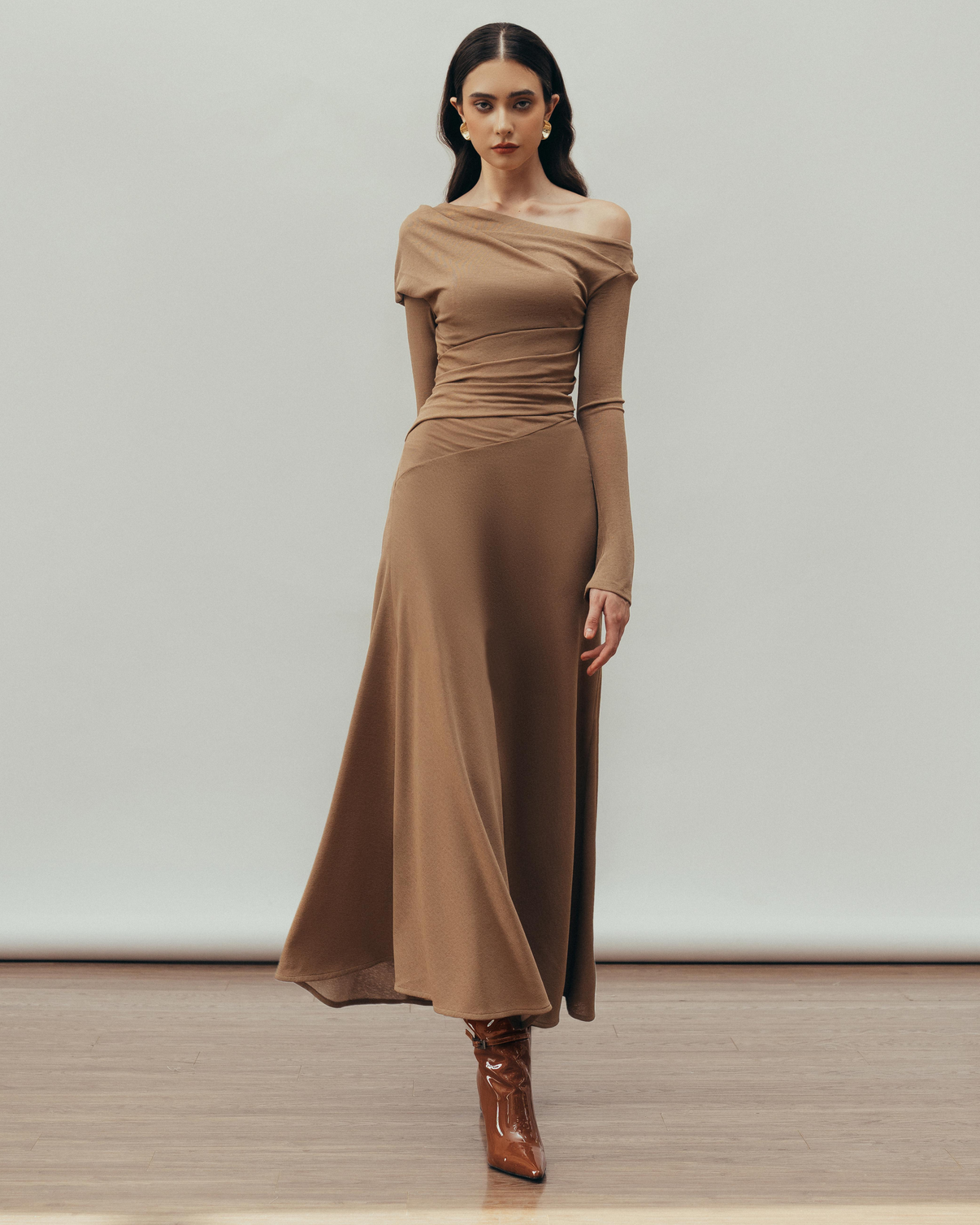 Aria Draped Dress – INTCircle