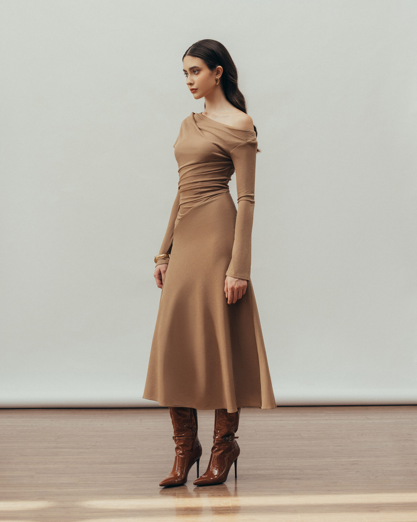 Aria Draped Dress – INTCircle